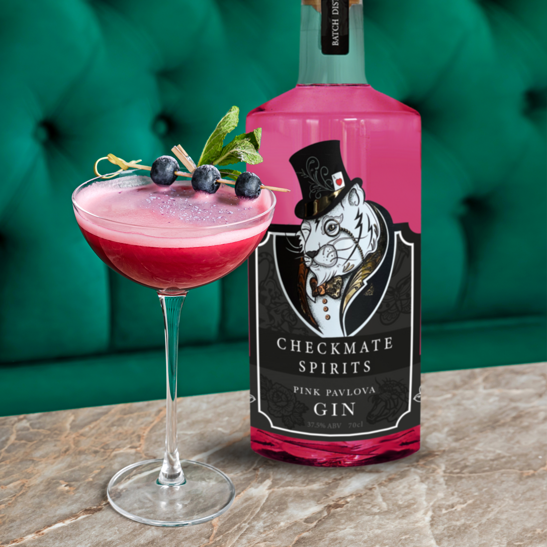 Checkmate Spirits Pink Pavlova – The Spirit of Garstang Gin